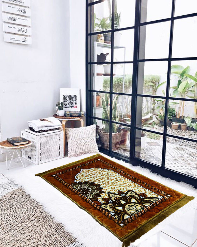 Prayer Mat jainamaz 1004 Golden